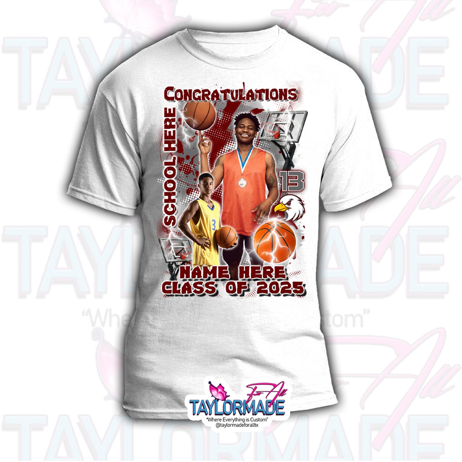 2025 Graduation DTF Centerprint Cotton Shirt – Taylormade For All ...