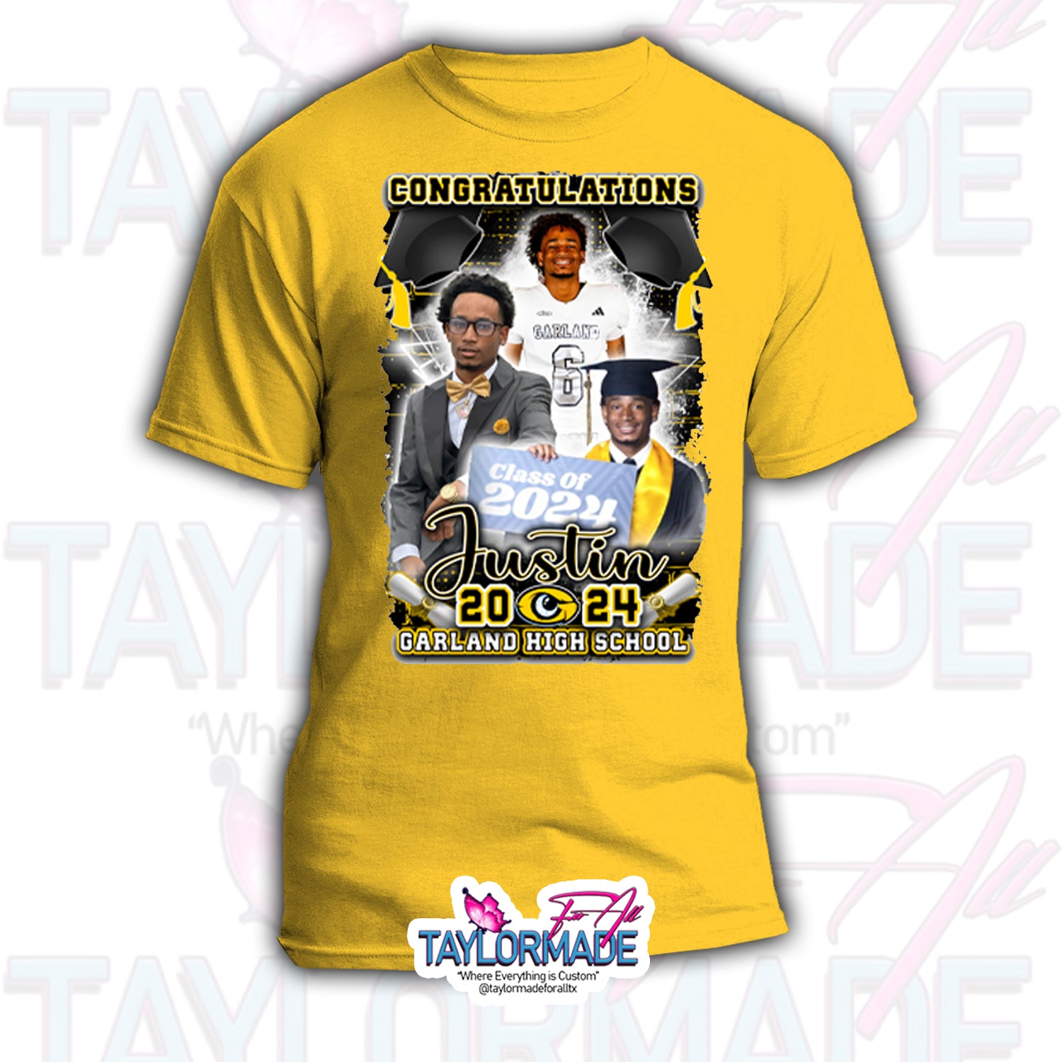 2025 Graduation DTF Centerprint Cotton Shirt – Taylormade For All ...