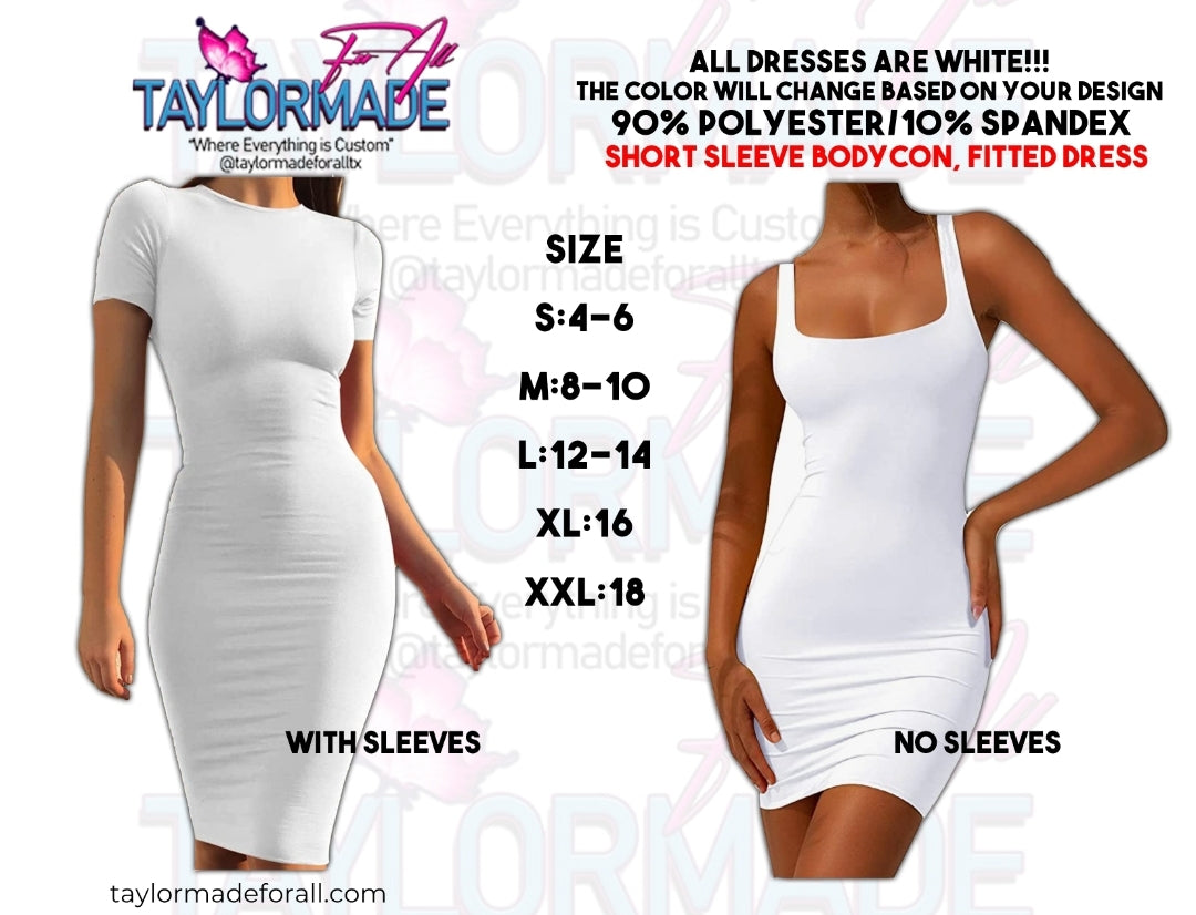 3D All-Over Print Dresses | Taylormade For All Custom Clothing ...